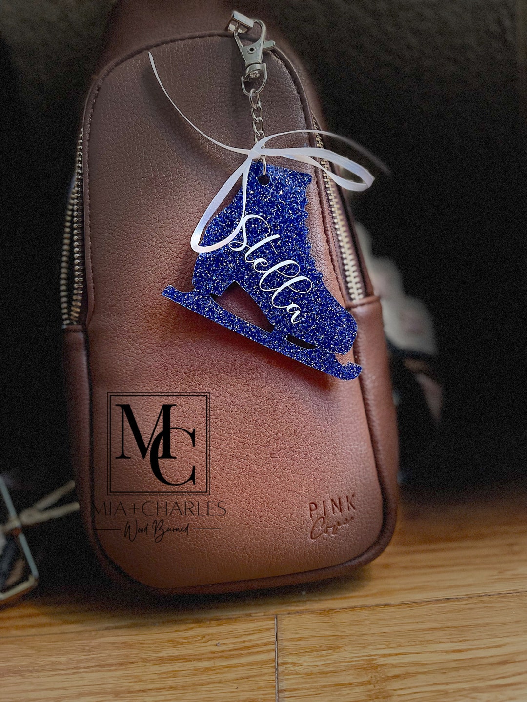 Figure Skating Keychain Bag Tag, Figure Skating Team Gift, Ice Skating ...