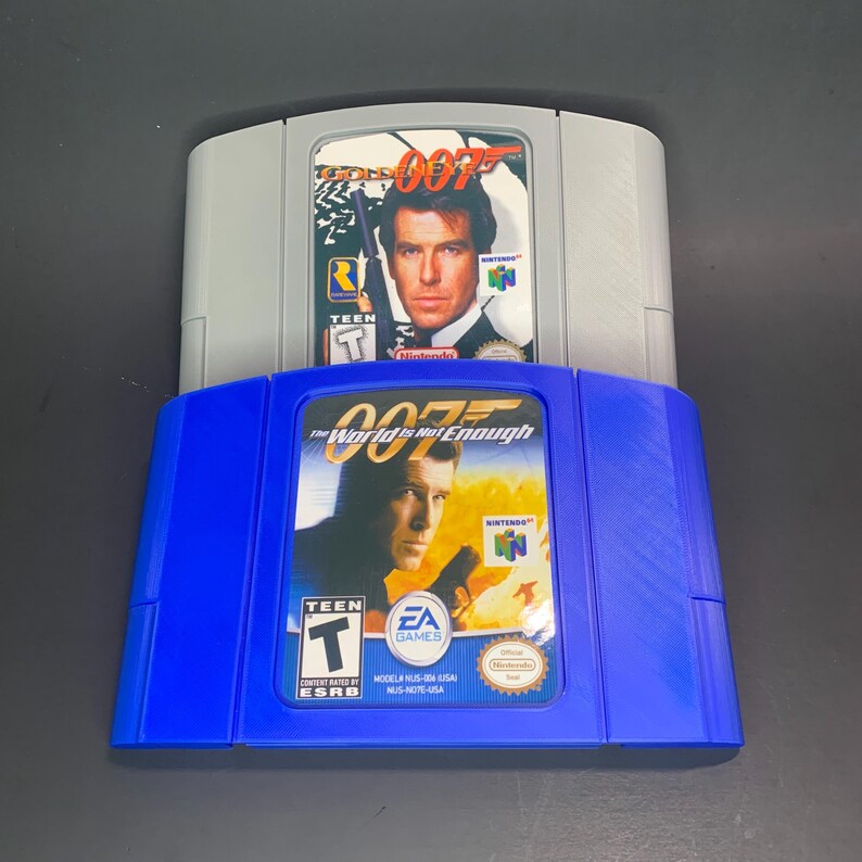 2-PACK Giant Nintendo 64 Cartridge | James Bond 007 : Golden Eye and ...