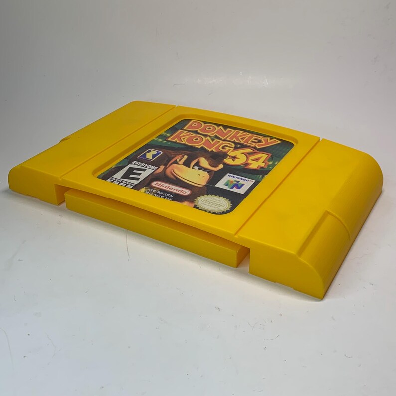 Giant Nintendo 64 Cartridge | 3d Wall Art | Donkey Kong 64 | Oversized ...
