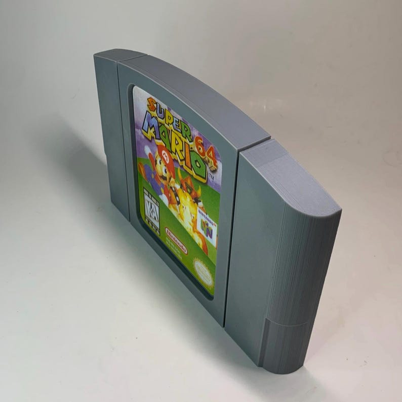 Giant Nintendo 64 Cartridge | 3d Wall Art | Super Mario 64 | Oversized ...
