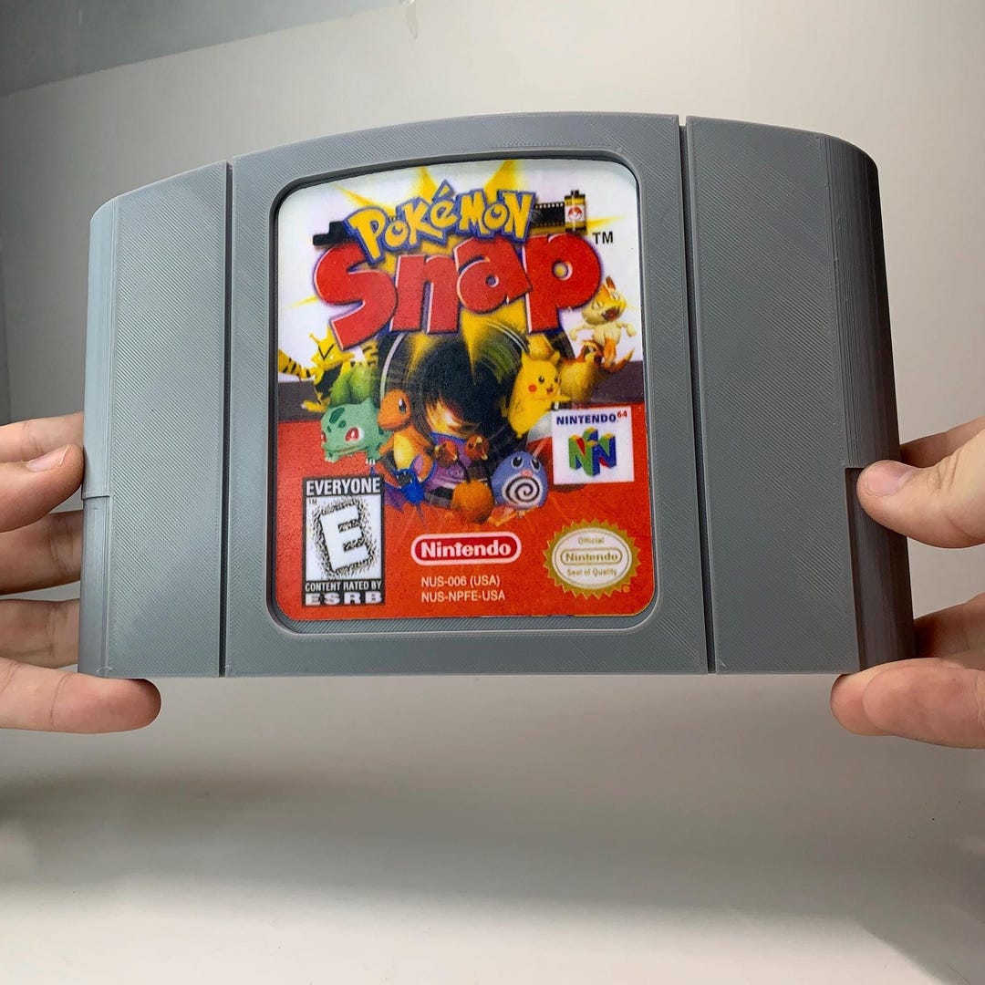 Giant Nintendo 64 Pokémon Cartridge | 3d Wall Art | Pokémon Snap 64 ...