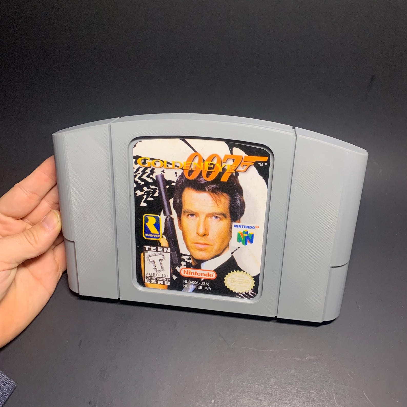 Giant Nintendo 64 Cartridge | 3d Wall Art | James Bond 007 : Golden Eye ...