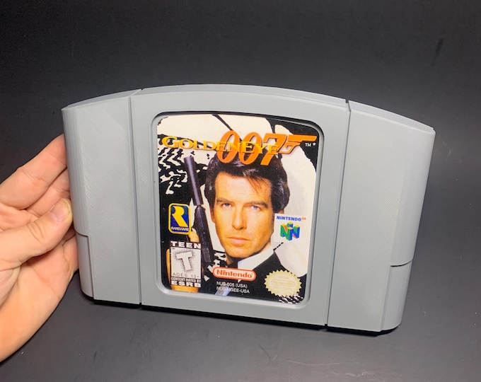 Giant Nintendo 64 Cartridge | 3d Wall Art | James Bond 007 : Golden Eye ...