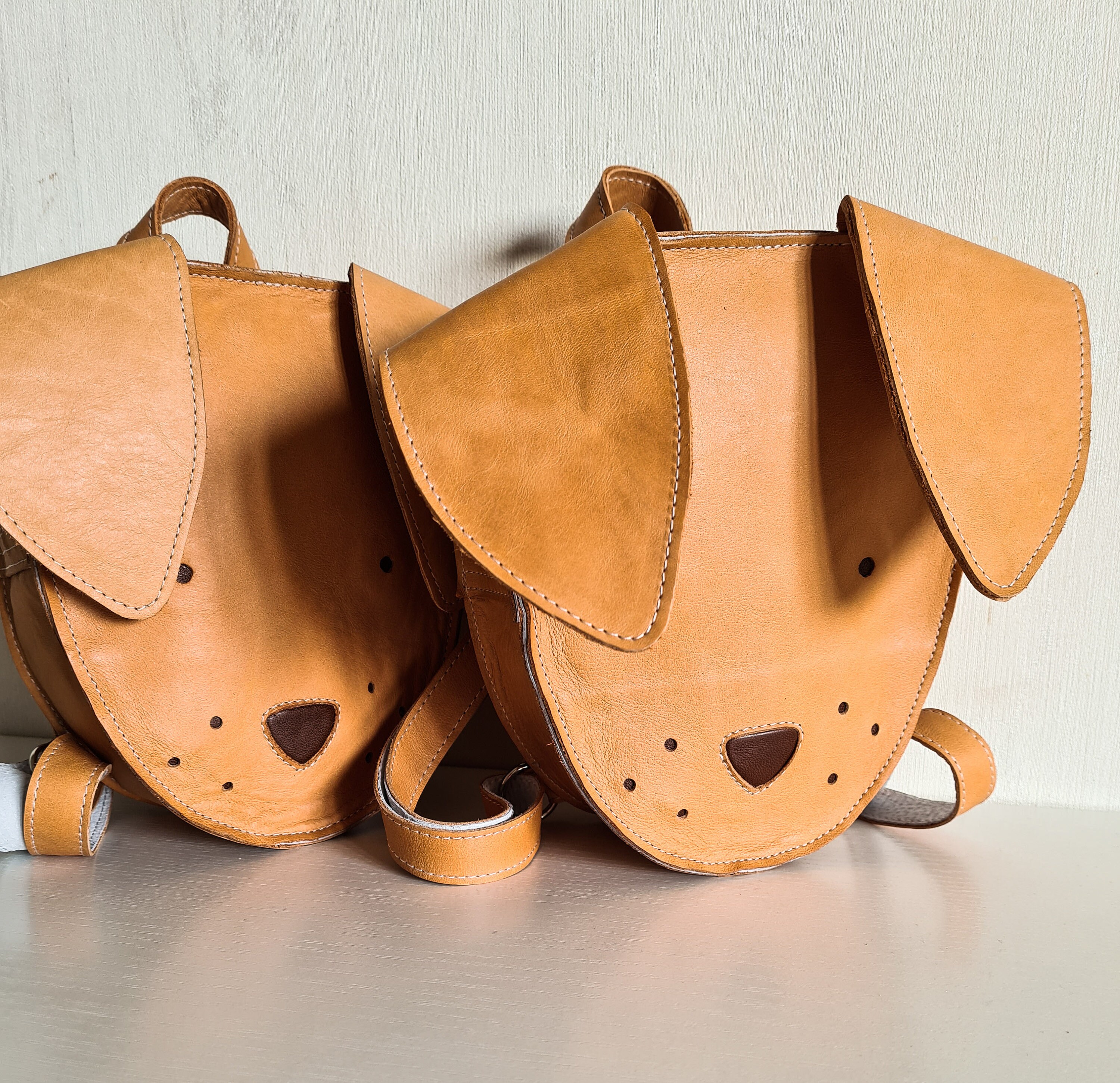 Leather Dog Backpack for Boys and Girls Children Leather - Etsy Canada