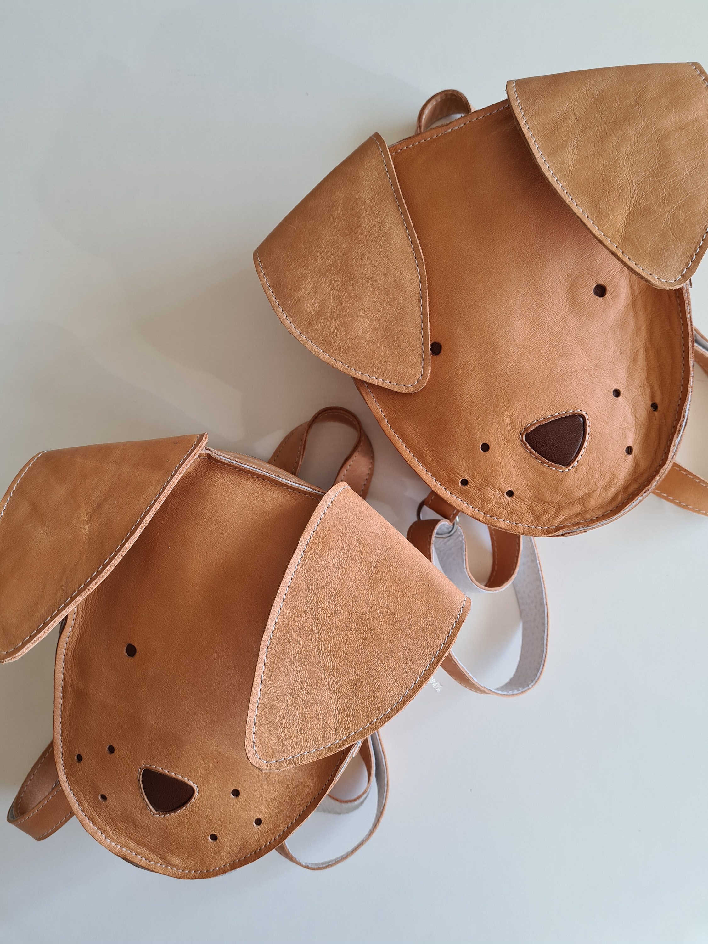 Leather Dog Backpack for Boys and Girls Children Leather - Etsy Canada