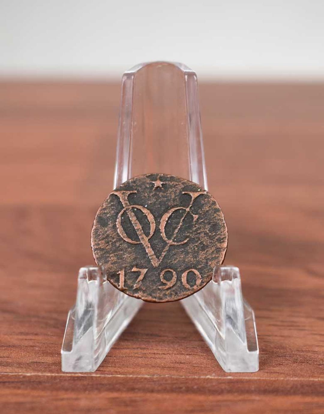 1790 Dutch East India Company Copper Coin - "new York Penny" - Copper ...