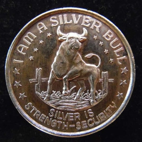 Bull Coin - Etsy