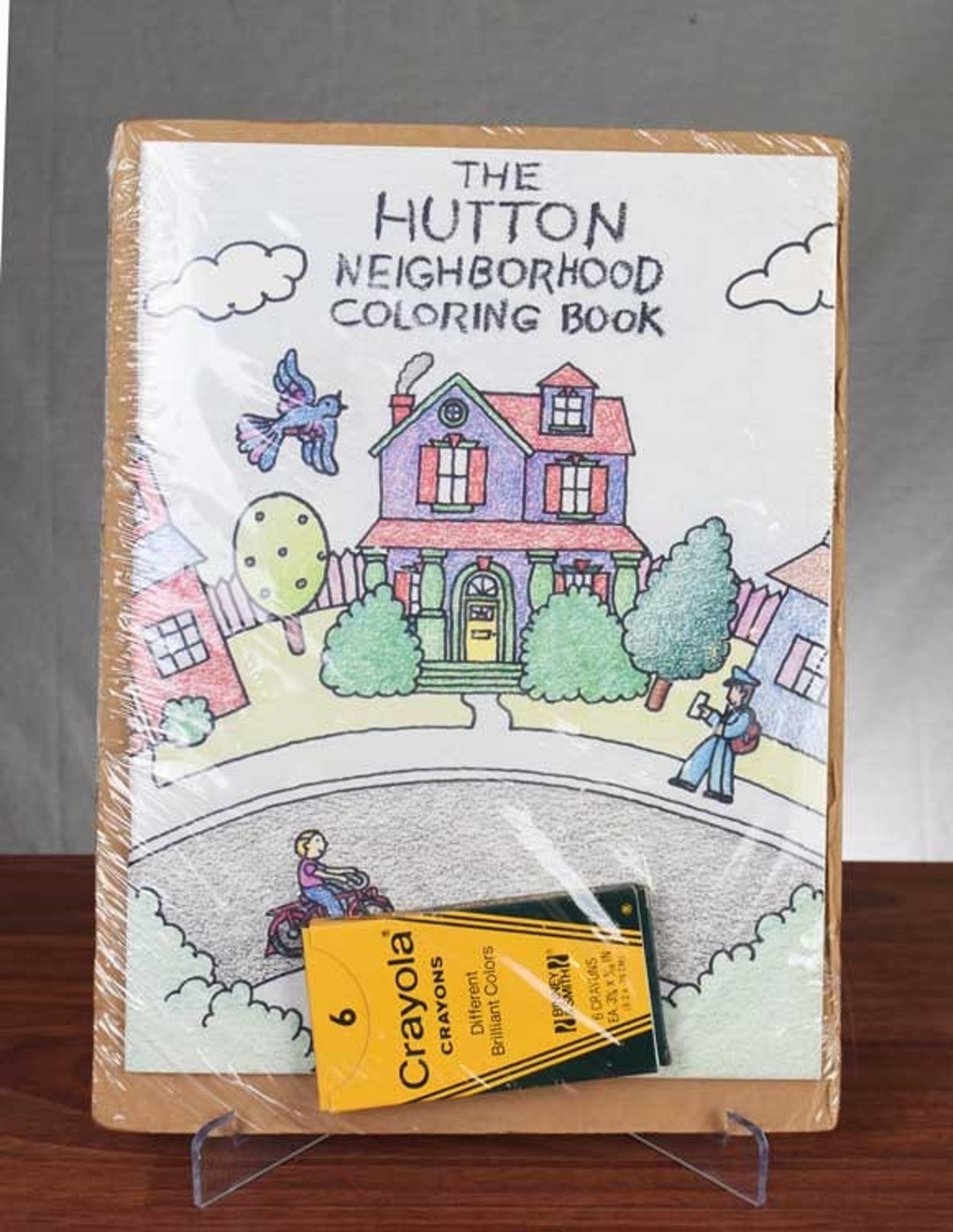 EF Hutton Crayola Coloring Book - Mint - Rare - 1987 - Etsy