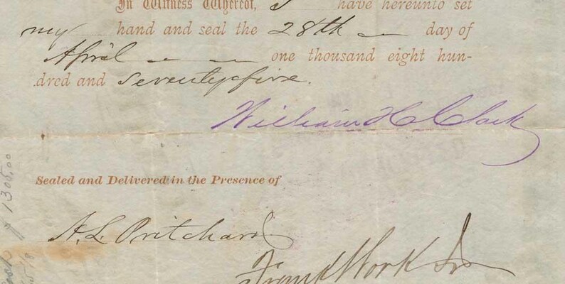 1873 American Express Co Stock Certificate Signed by William Fargo - Etsy