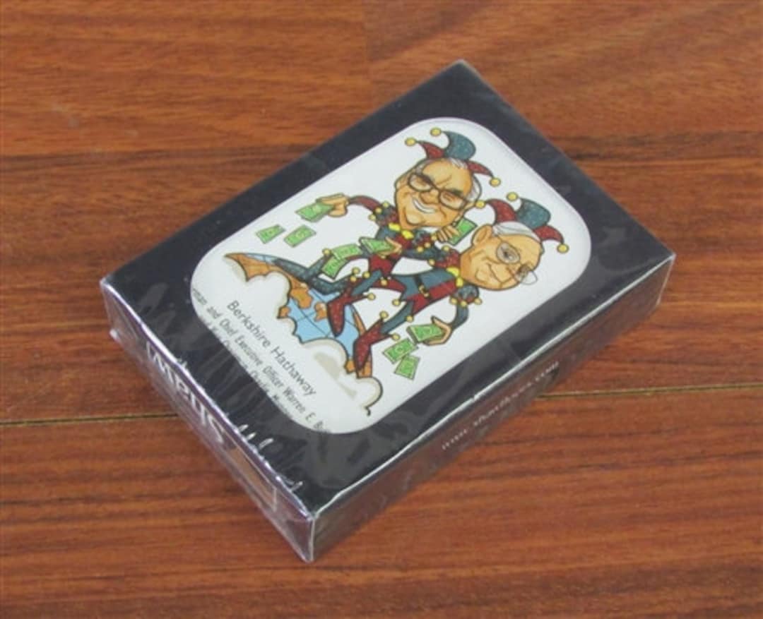 Warren Buffett & Charlie Munger Playing Cards - Berkshire Hathaway - Etsy