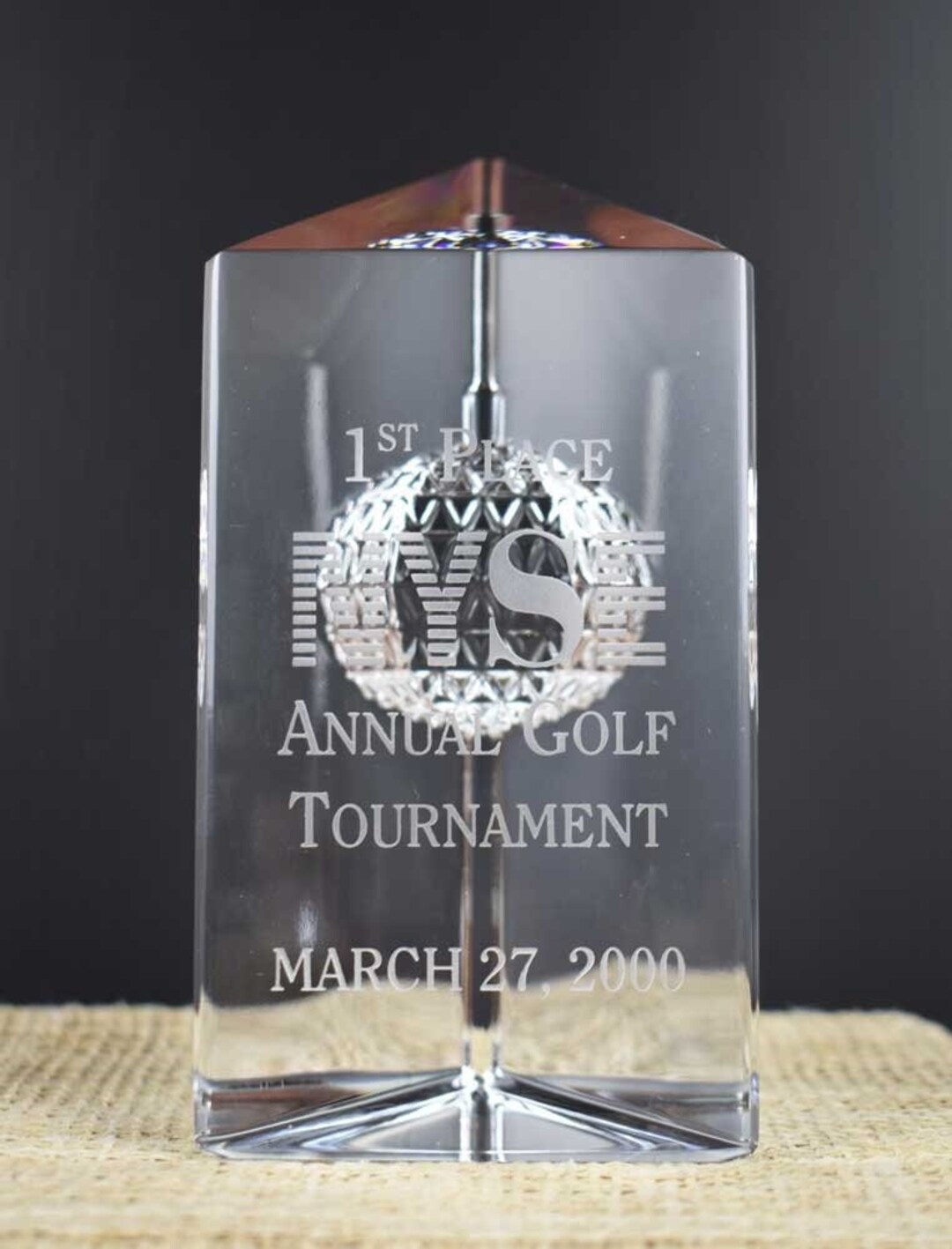 NYSE Waterford Crystal 1st Place Golf Tournament Award Rare New York ...