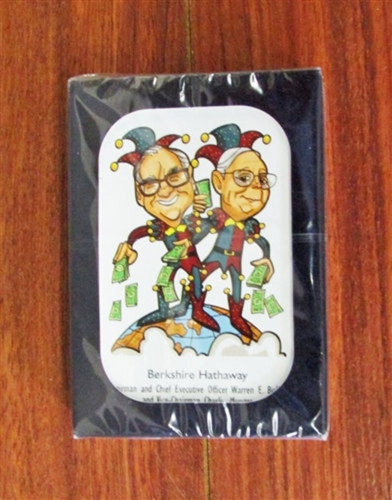 Warren Buffett & Charlie Munger Playing Cards - Berkshire Hathaway - Etsy