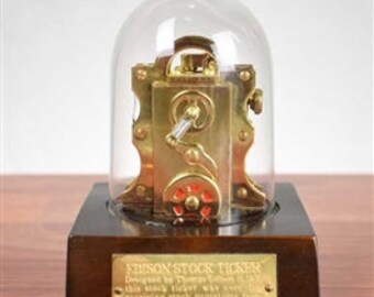 Vintage Edison Stock Ticker Tape Machine Replica Lighter - Etsy