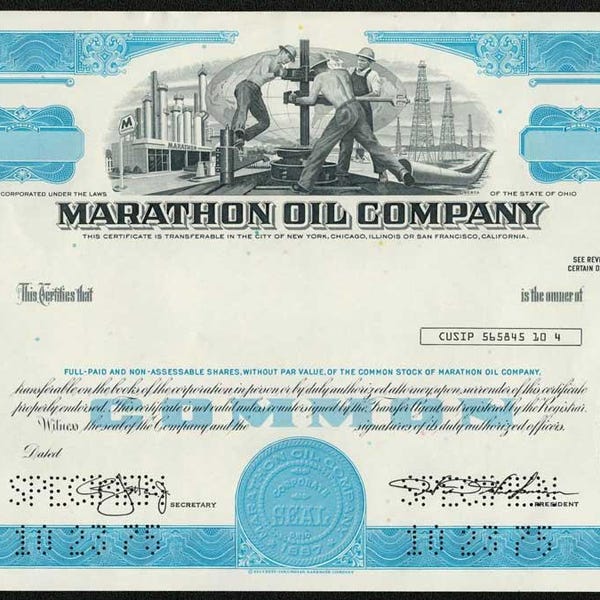 Marathon Oil - Etsy