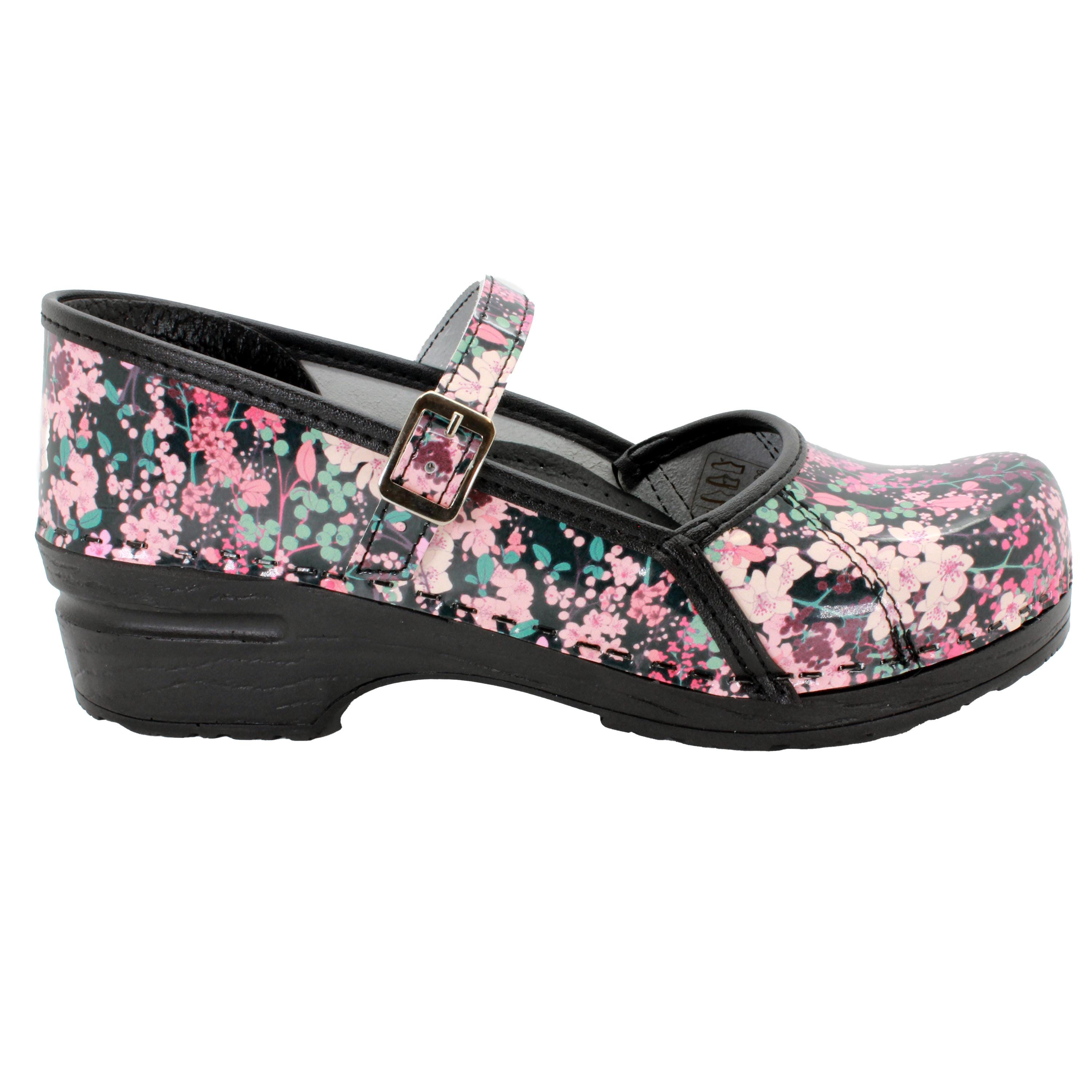 BJORK Marcella Mary Jane Clogs in Josse Printed Leather - Etsy