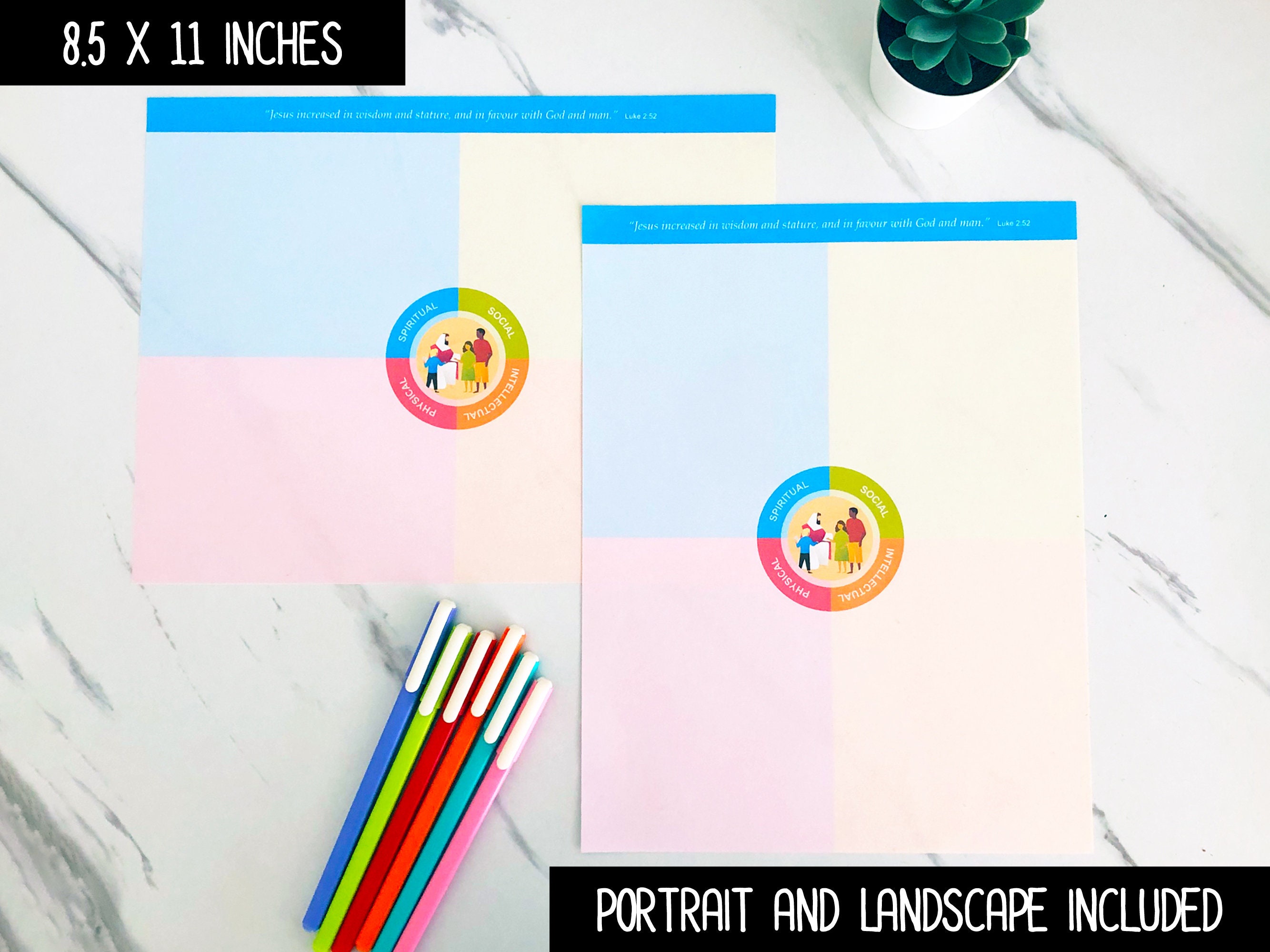 Children and Youth Program Printable Goal Sheets for Primary, Young Men ...