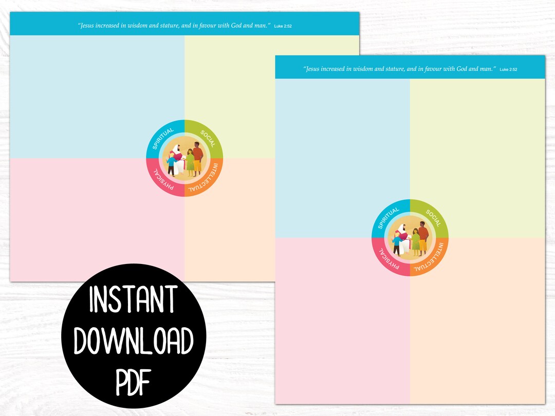 Children and Youth Program Printable Goal Sheets for Primary, Young Men ...