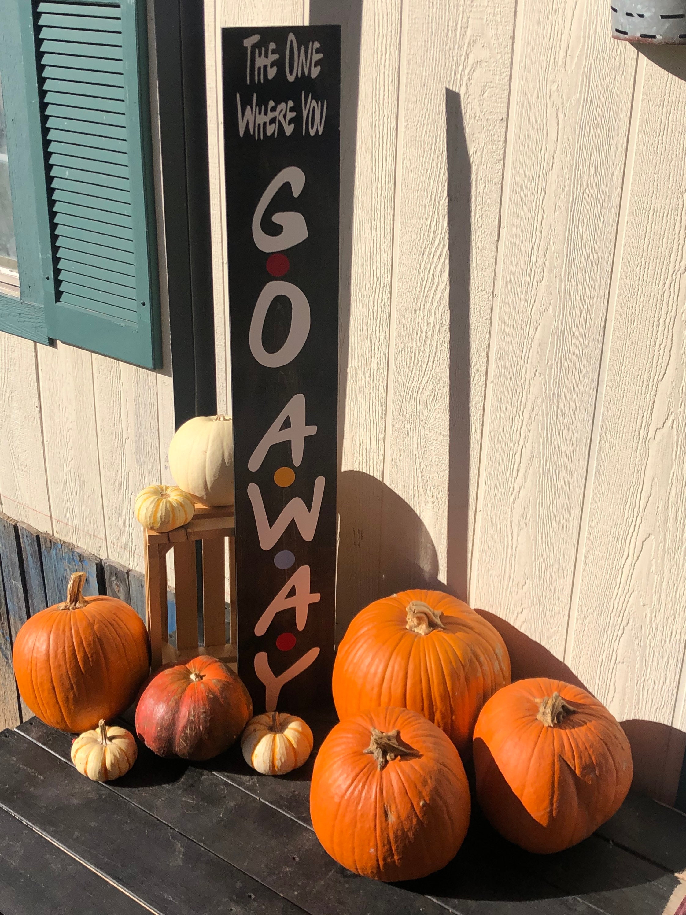 4 Ft Tall Front Porch Sign/friends Inspired/welcome - Etsy