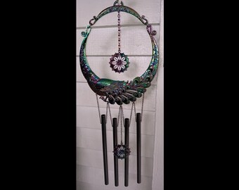 Rainbow Wind Chime - Etsy