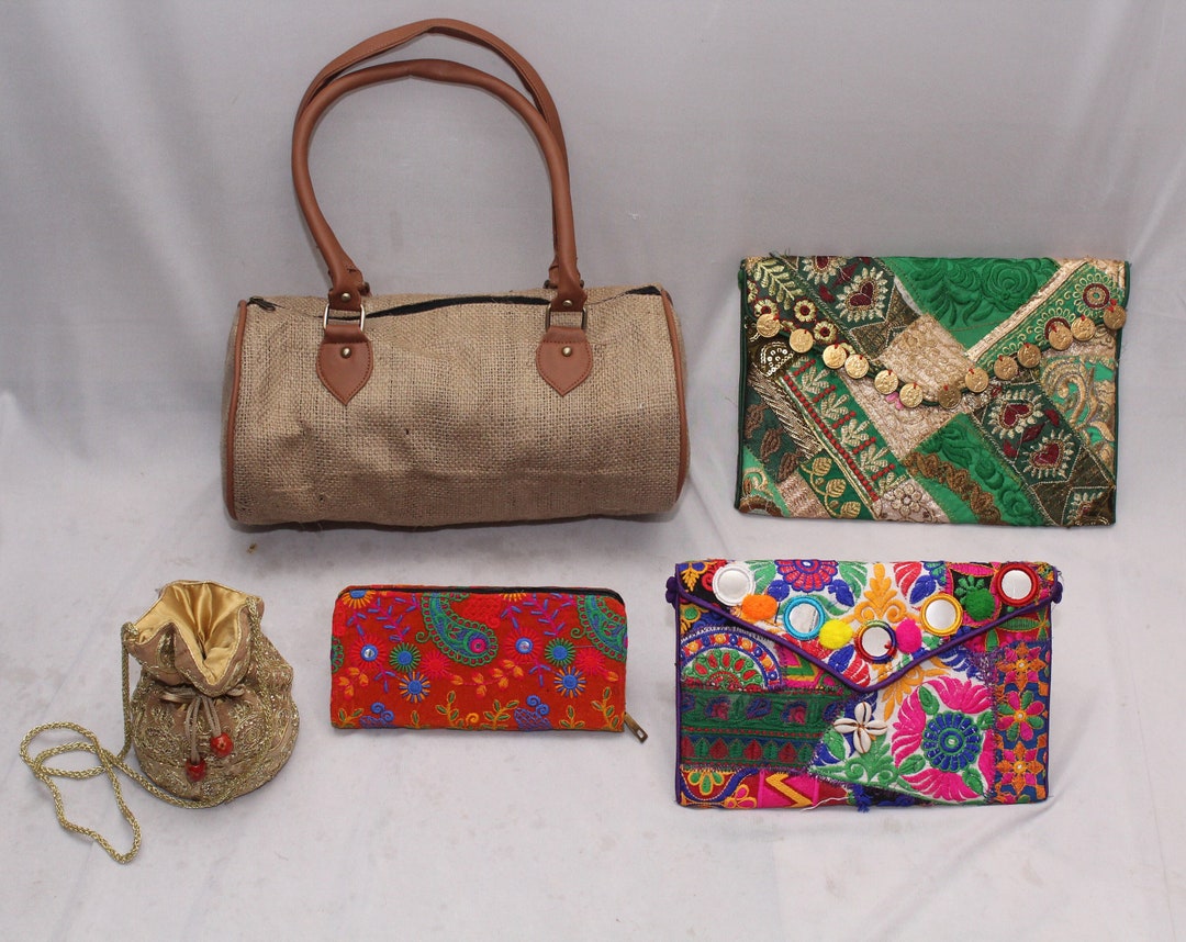 Women's Indian Rajasthani Jaipuri Traditional Jute Handmade Ethnic ...