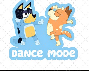 Bluey Png, Bluey Dance Mode PNG, Bluey Family Png, Decal Files, Vinyl ...