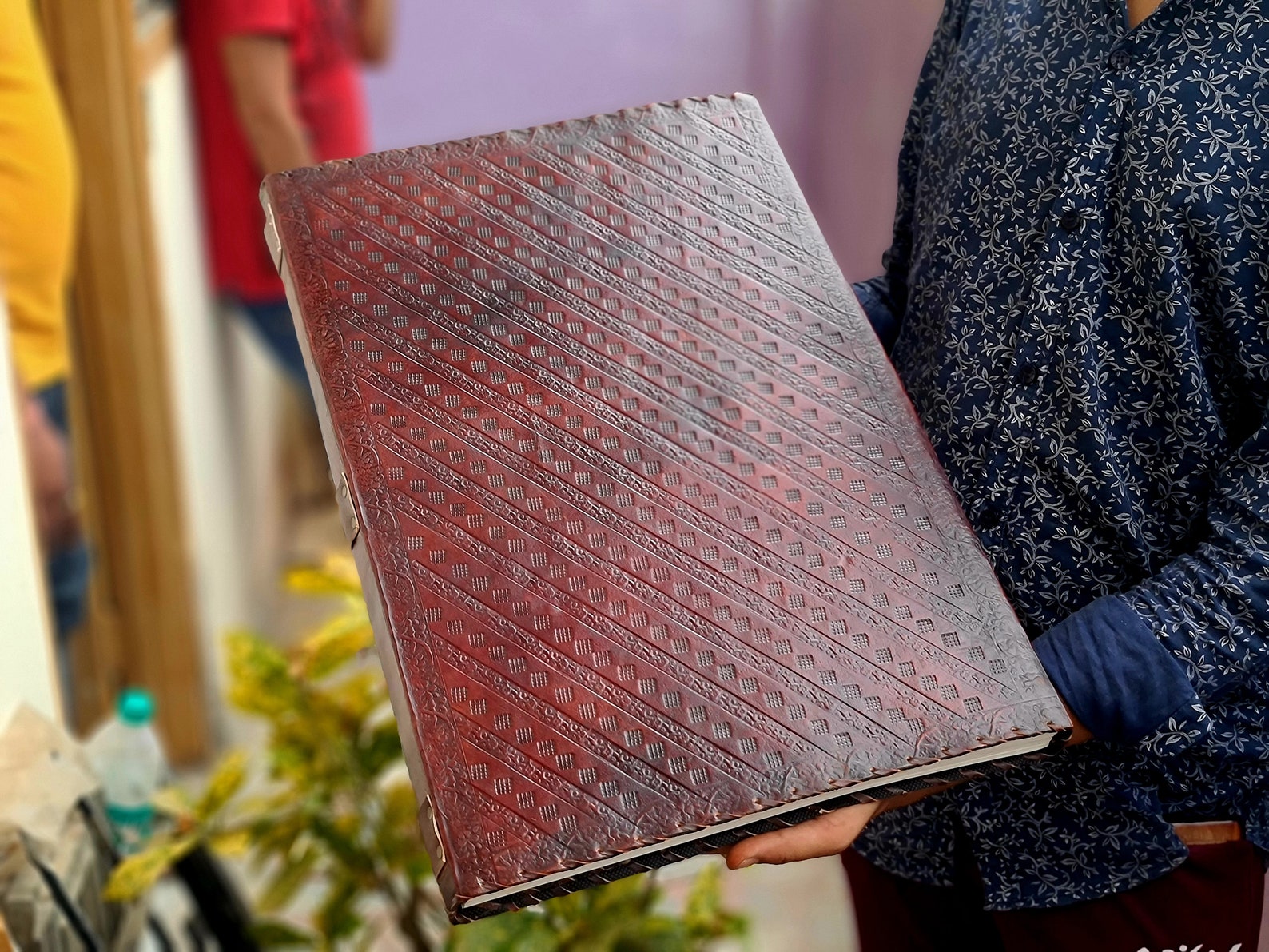 Large Leather Journal Large Photo Albam Tree of Life - Etsy