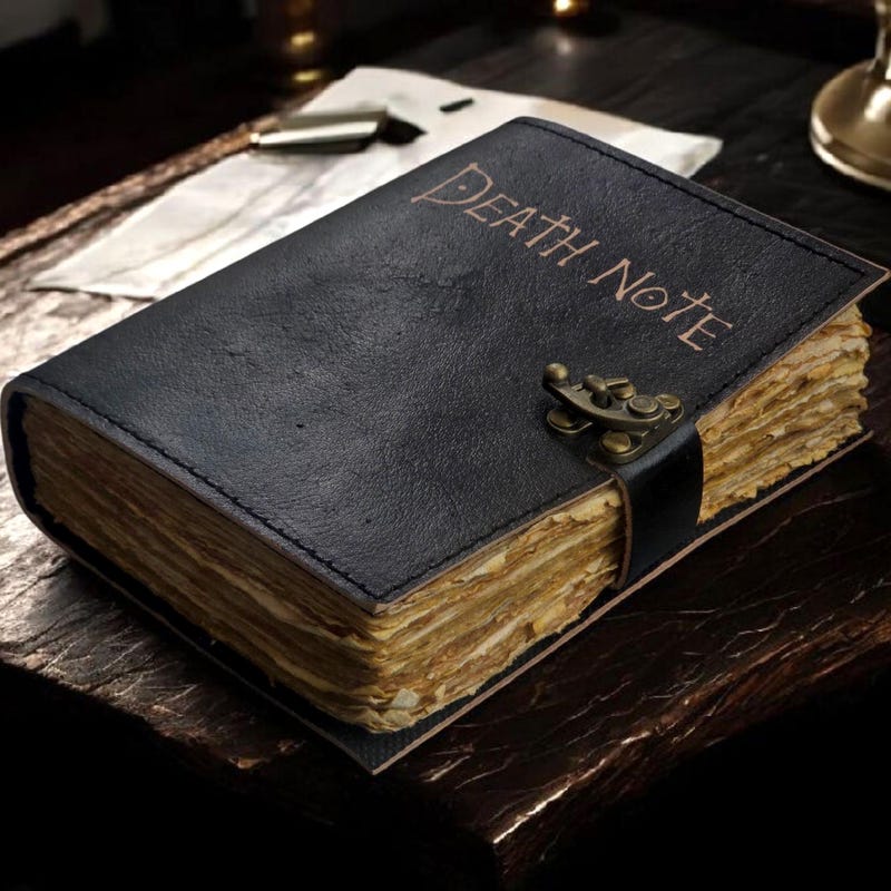 Gothic Leather Note Book - Etsy