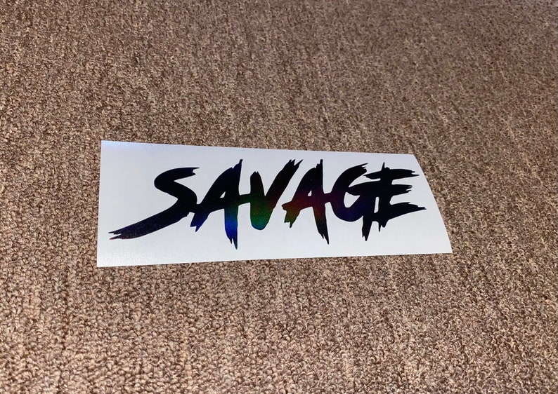 Savage Decal - Etsy
