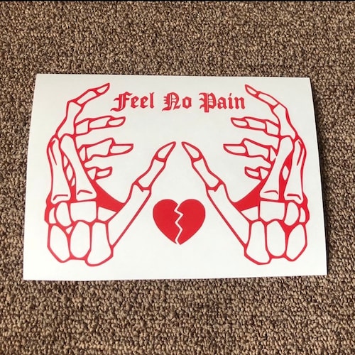 Feel No Pain Decal - Etsy