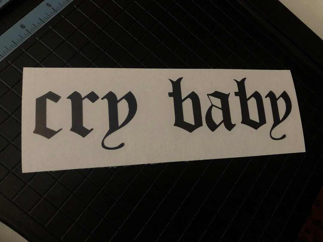 Crybaby Decal Sticker - Etsy