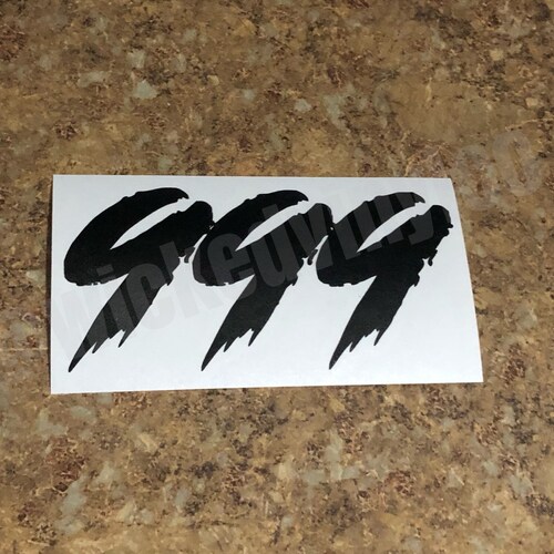 999 Vinyl Decal - Etsy
