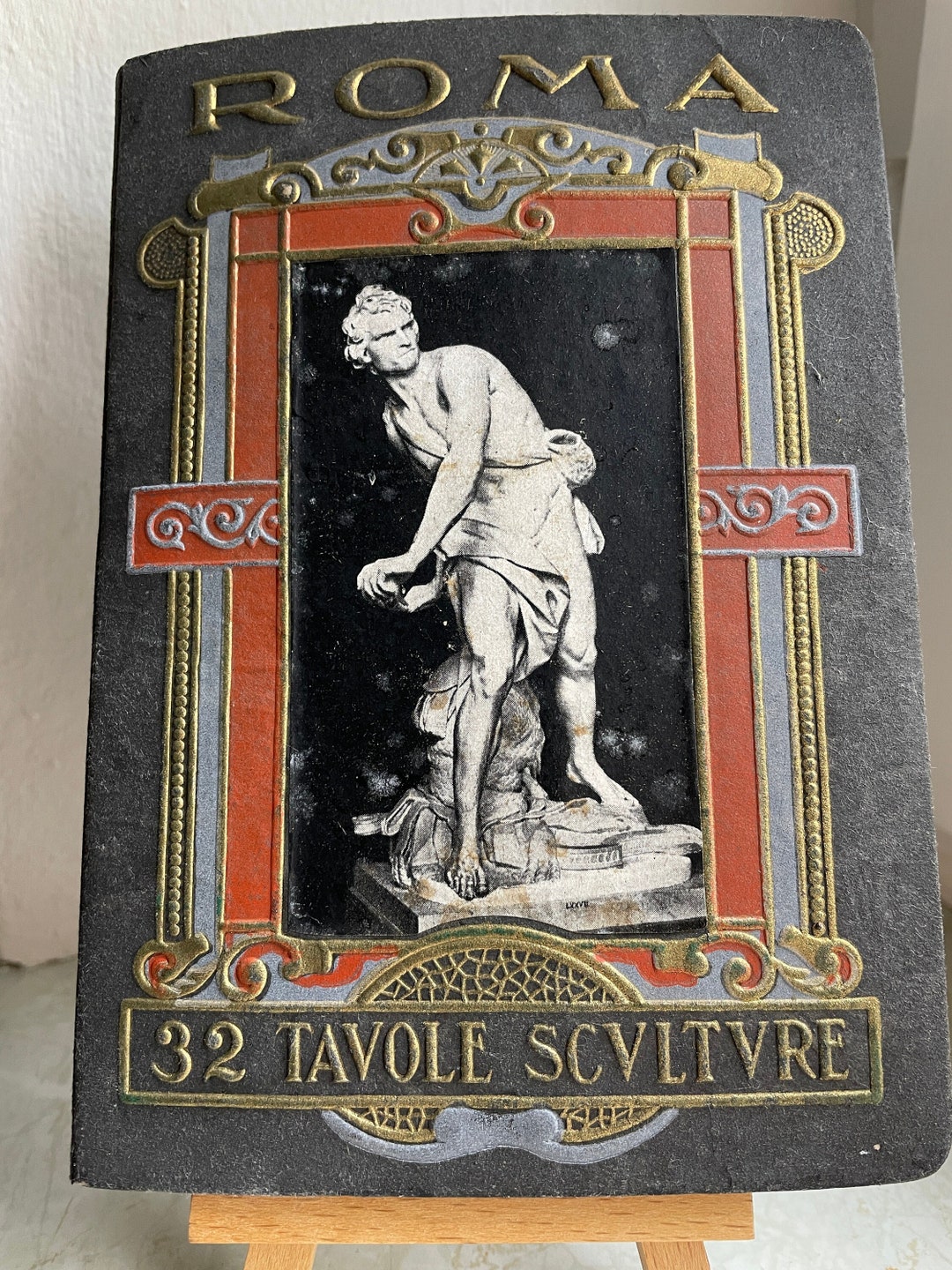 Very Rare Vintage Gold-embossed Photographic Guide to the Sculptures of ...