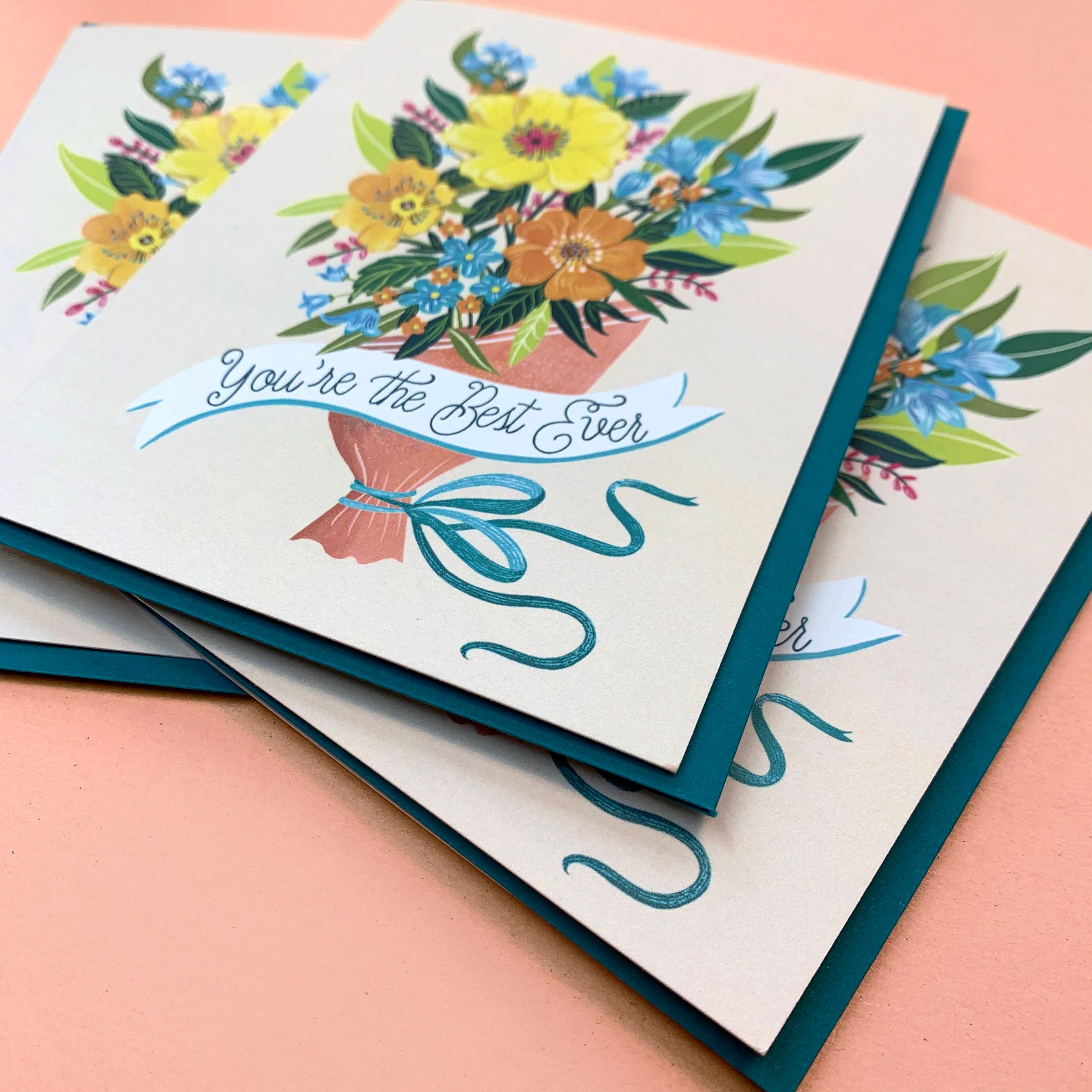 You're the Best Ever Card | Stationery | Greeting Card | by Christine ...