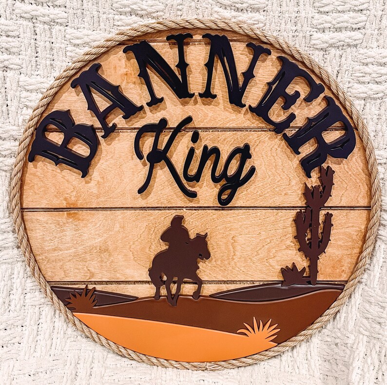 Western Cowboy Sign Custom Name Sign Cowboy Sign Western - Etsy