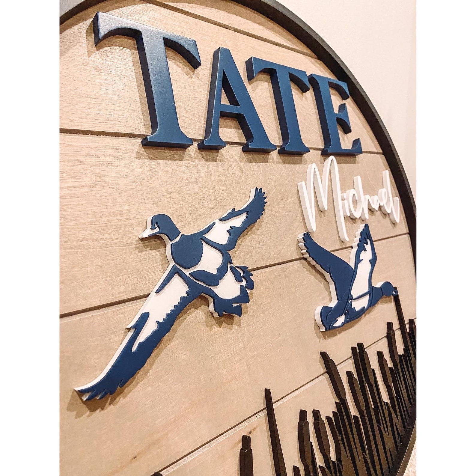 Duck Hunting Nursery Name Sign Duck Name Sign Custom Duck - Etsy