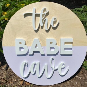 The Babe Cave Babe Cave Sign Wood Sign - Etsy