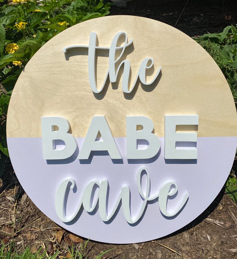 The Babe Cave Babe Cave Sign Wood Sign | Etsy