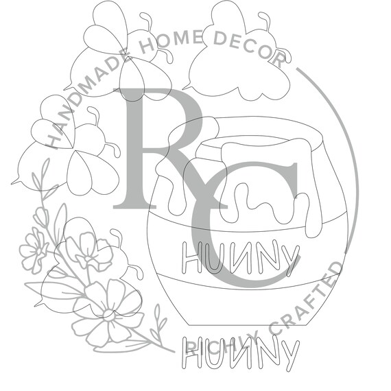 Winnie the Pooh SVG Honey Pot SVG Hunny SVG Hundred Acre | Etsy