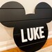 Mickey Mouse Sign Mickey Name Sign Custom Mickey Sign - Etsy