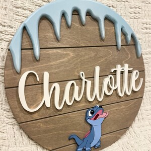 Frozen Name Sign | Frozen 2 Sign | Frozen Theme Sign | Custom Frozen ...
