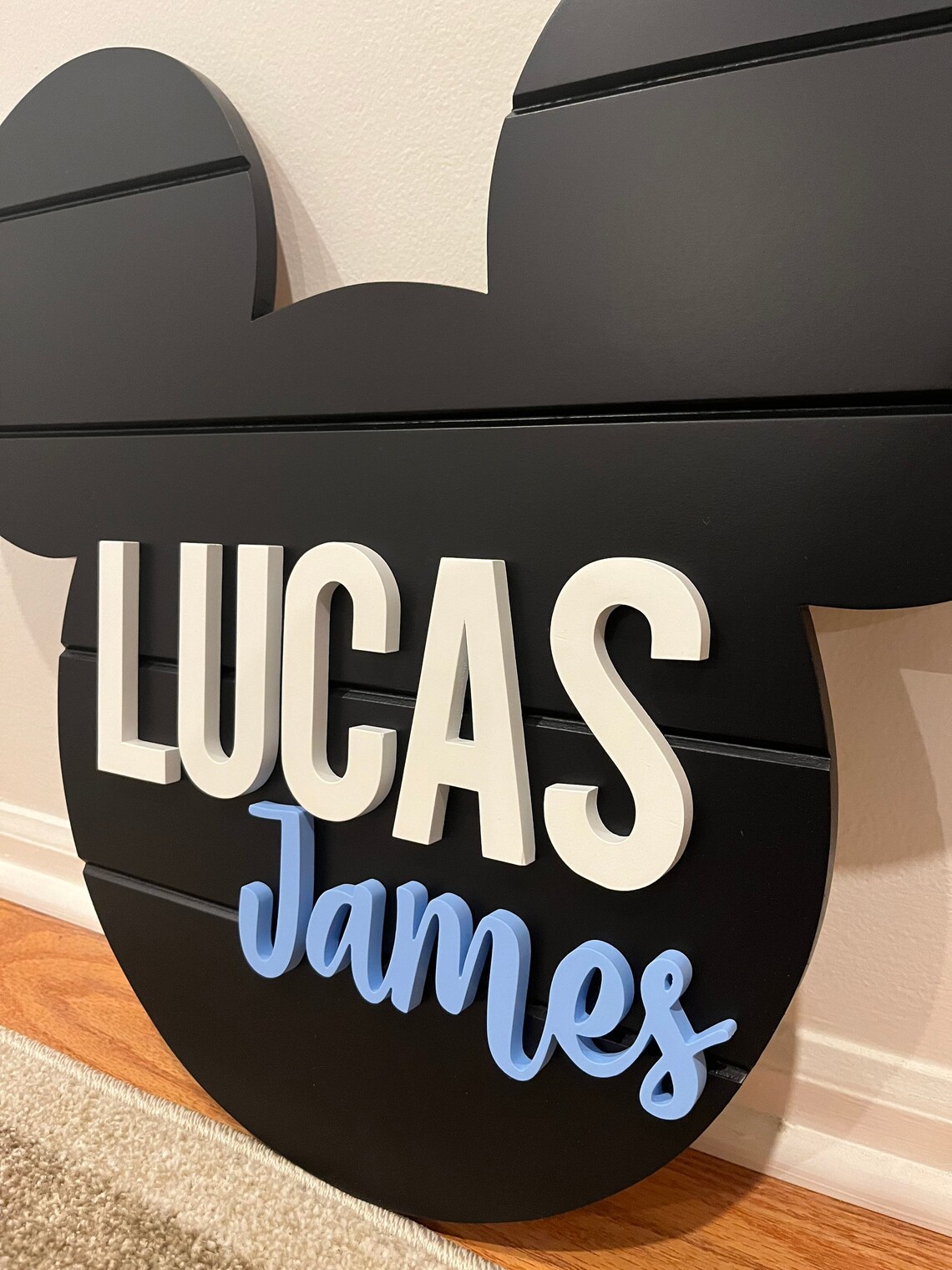 Mickey Mouse Sign Mickey Name Sign Custom Mickey Sign - Etsy