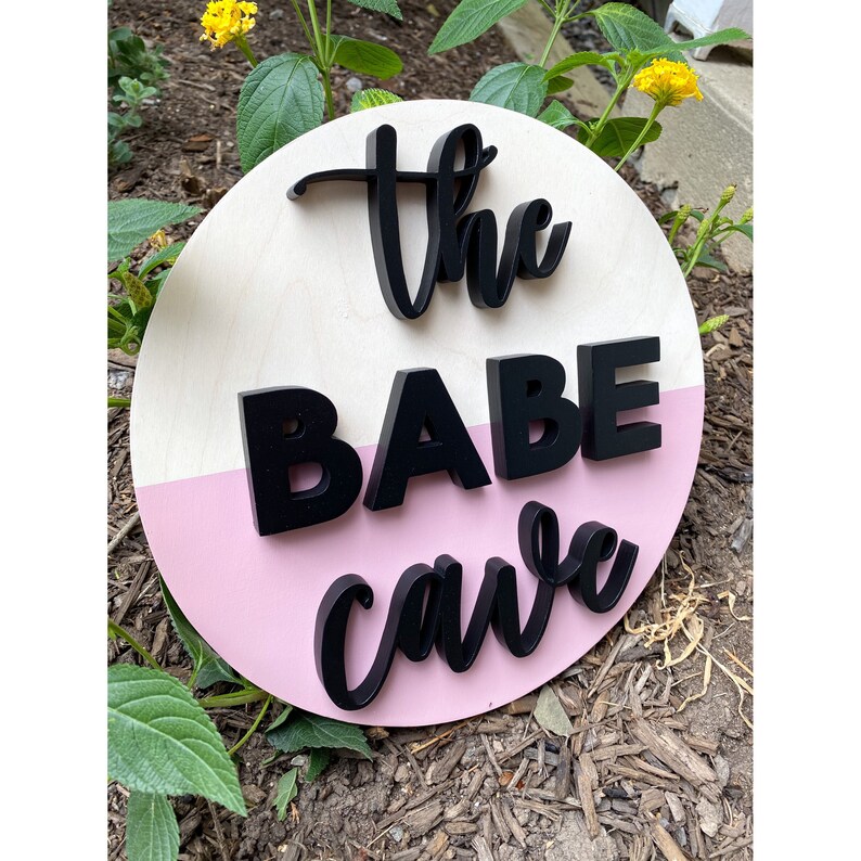 The Babe Cave Babe Cave Sign Wood Sign - Etsy