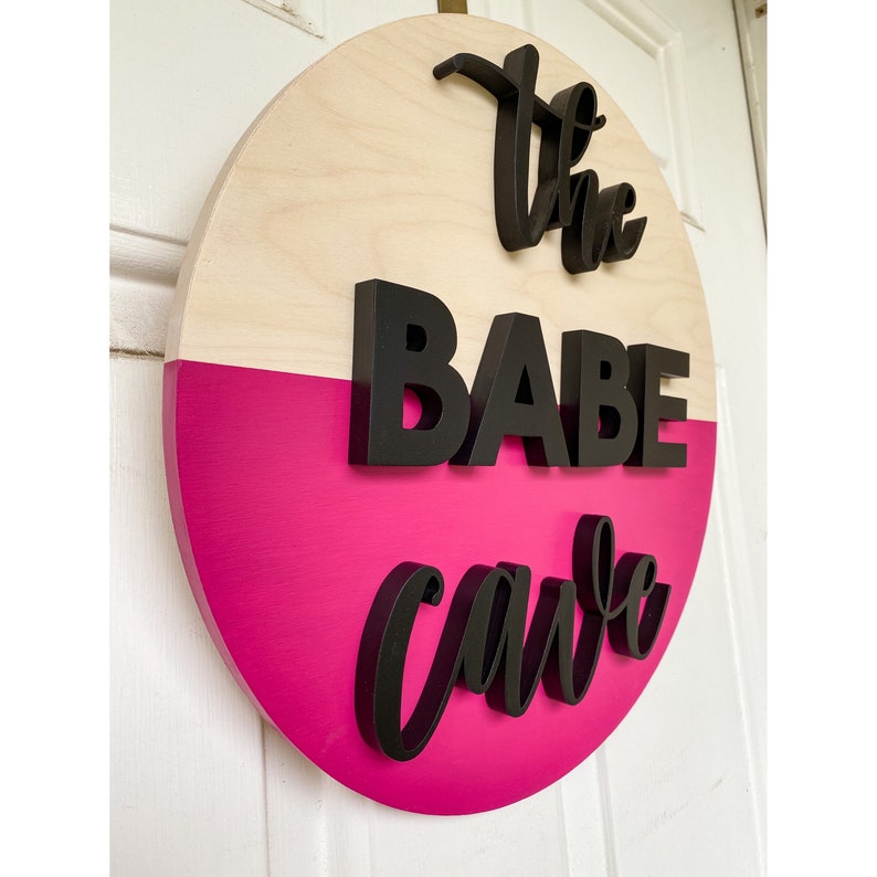 The Babe Cave Babe Cave Sign Wood Sign - Etsy