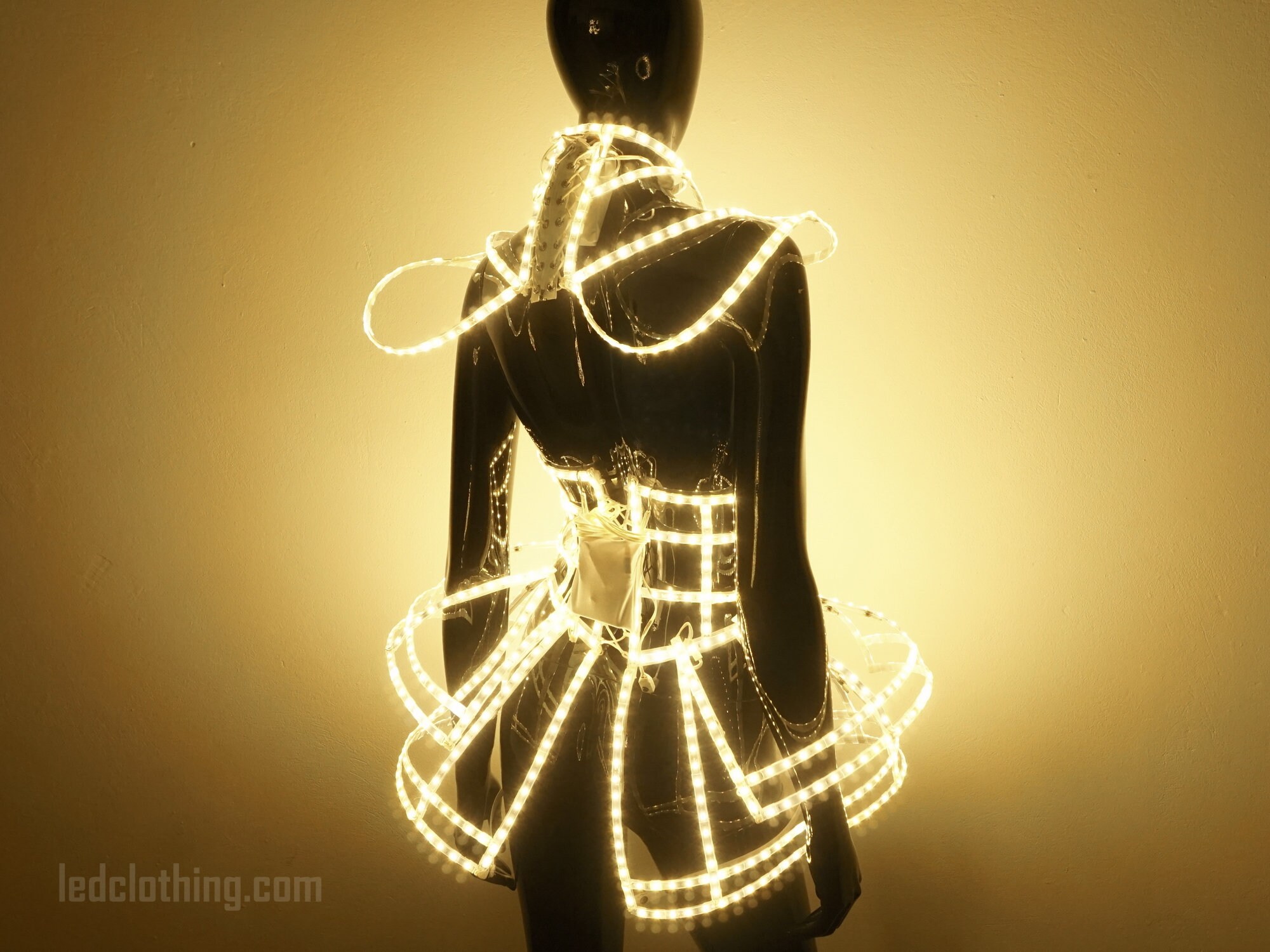 Burning Man Shoulder Pieces With LED Lights Rave Outfits LED - Etsy