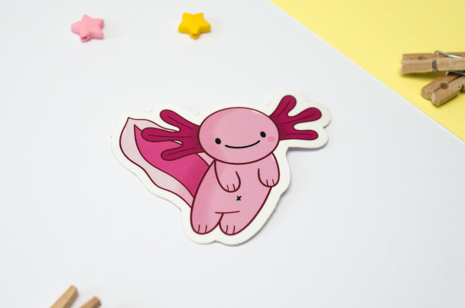 Pegatina de vinilo Axolotl Bullet Journal, Scrapbook, Planificador ...
