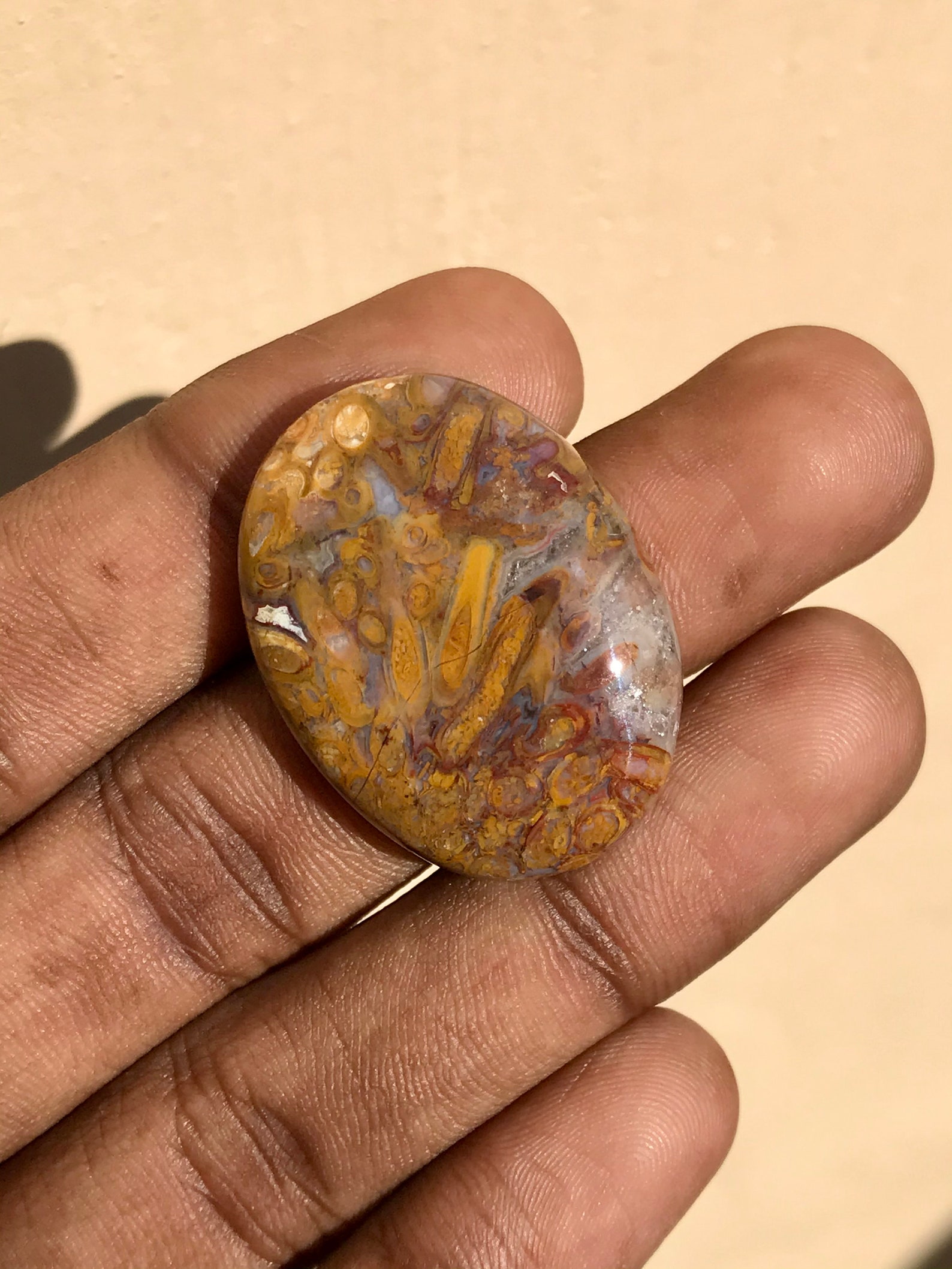 Best Quality Natural Yellow Moss Agate Cabochon, Natural Yellow Moss ...