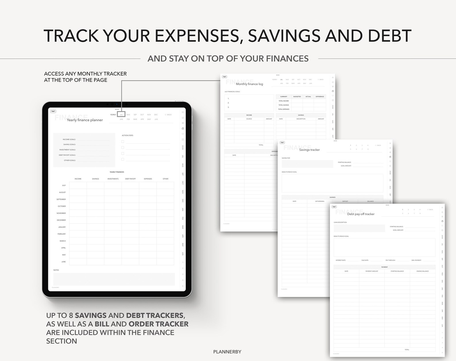 2023 2024 Mid-year Digital Planner, Dated Digital Planner, Goodnotes ...