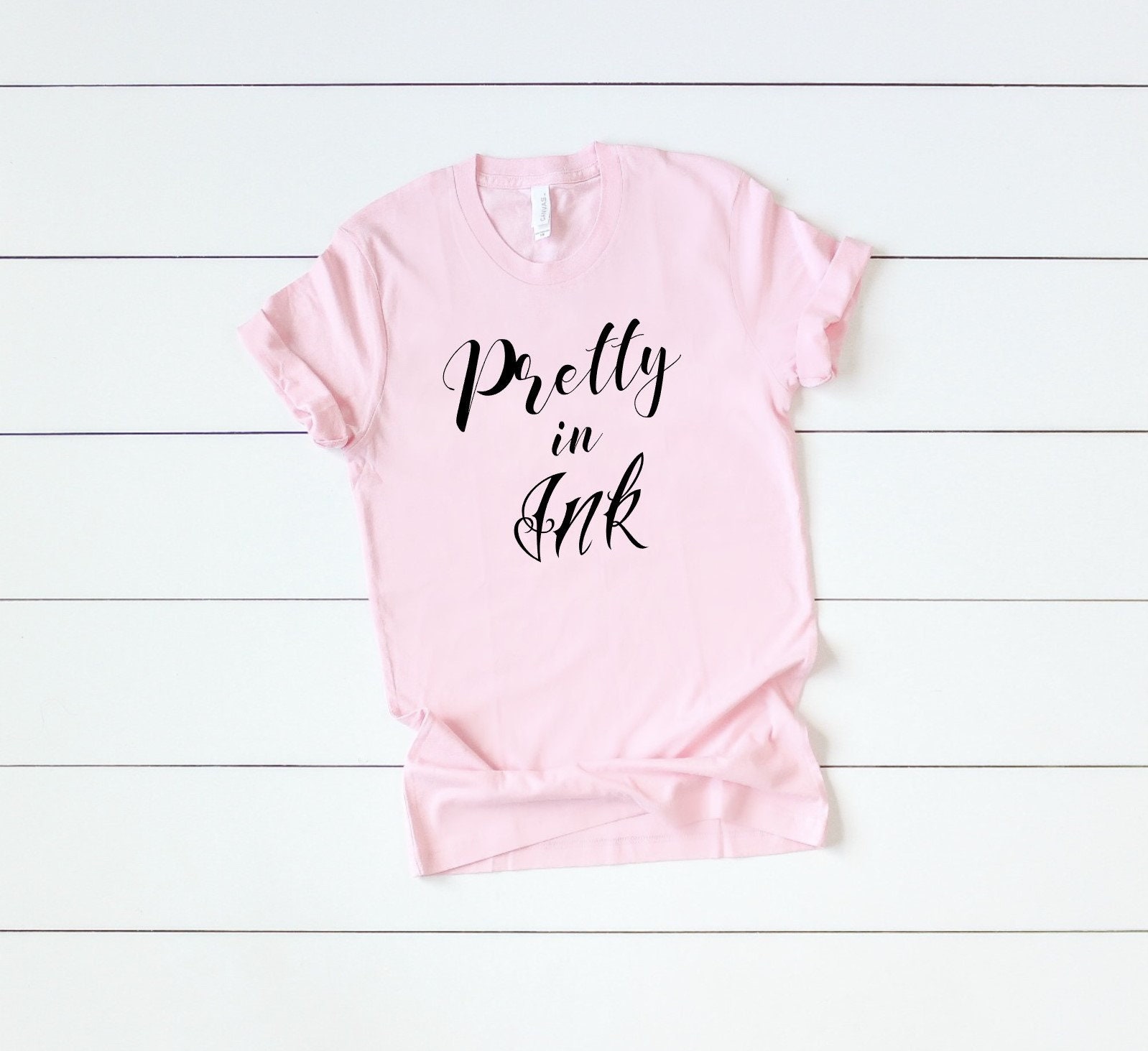 Pretty in Ink Inked Tee Tattoo Shirt Tattoo Tee Tattoo - Etsy