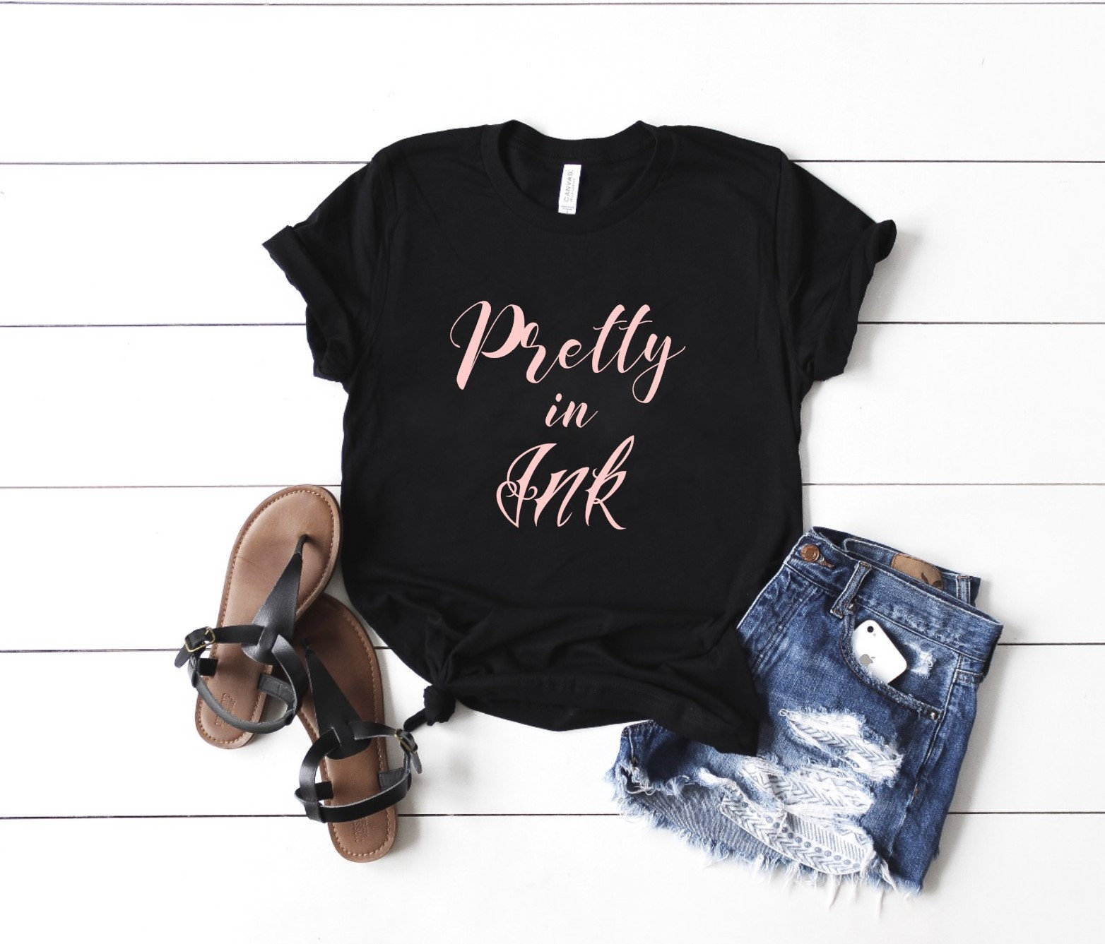 Pretty in Ink Inked Tee Tattoo Shirt Tattoo Tee Tattoo - Etsy