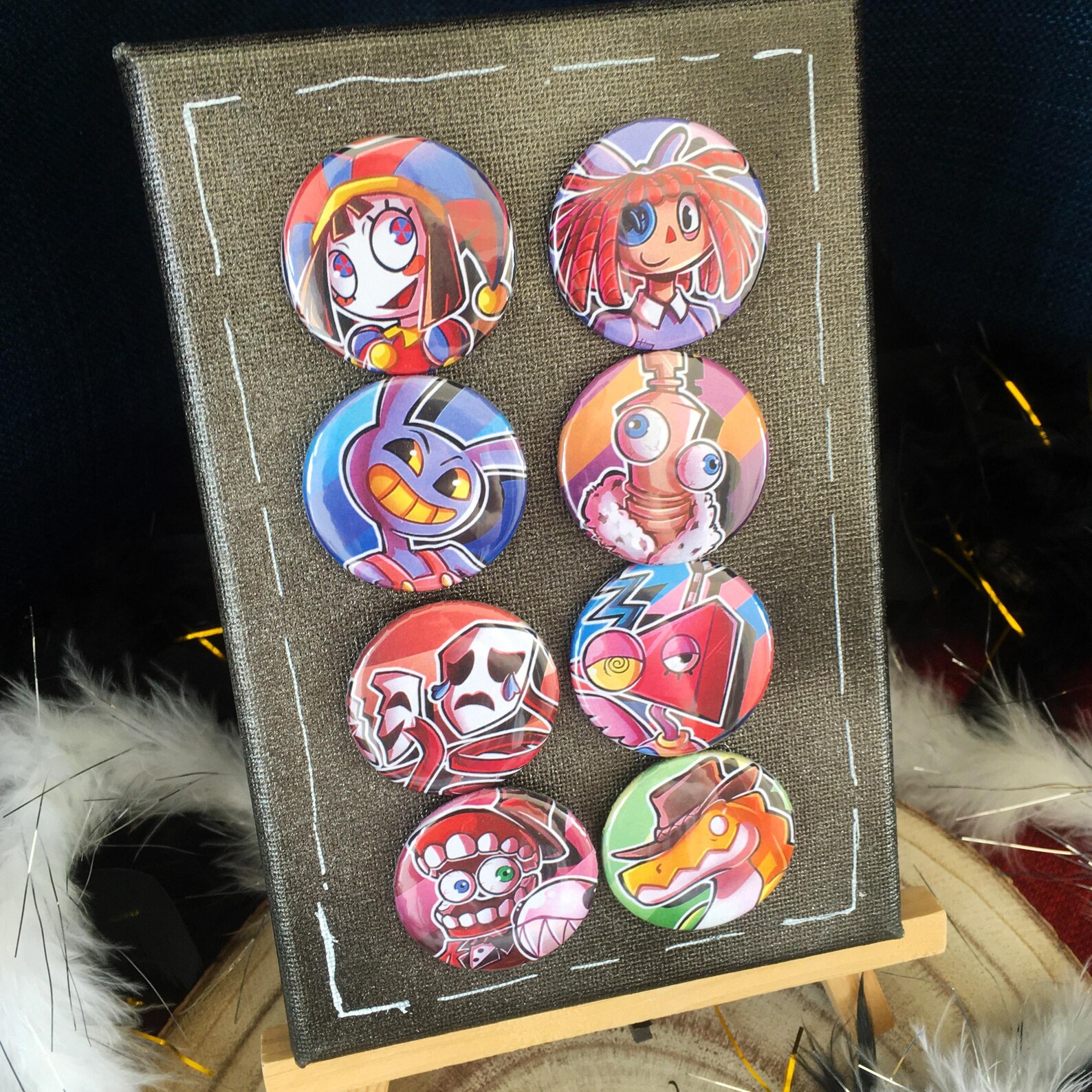 BADGE - the Amazing Digital Circus - Etsy